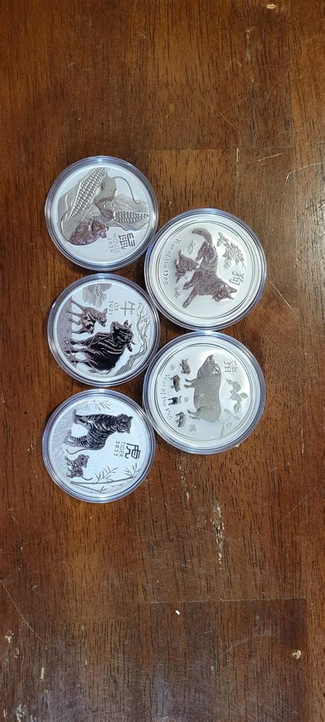 2018 2022 perth mint lunar series r silverbugs