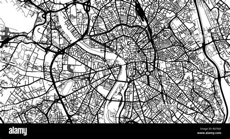 Urban Vector City Map Of Toulouse France Stock Vector Image Art Alamy