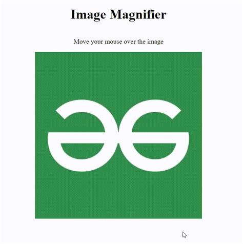 how to create image magnifier using html css and javascript