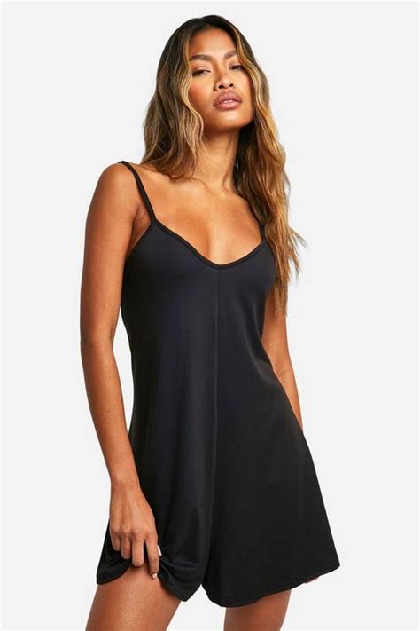 Supersoft Cami Swing Playsuit Boohoo Uk