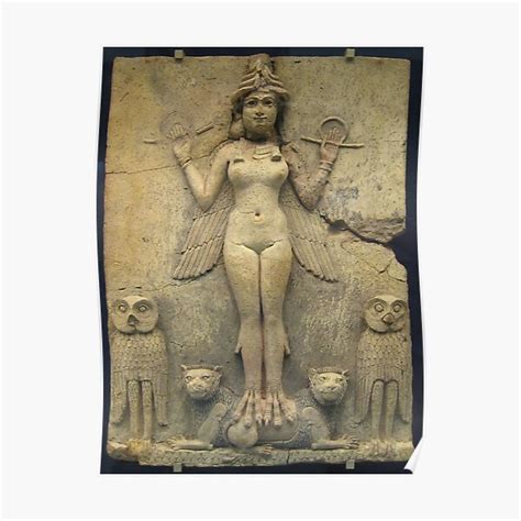 Queen Of Night Burney Relief Lilith Poster For Sale By Annebocarroll
