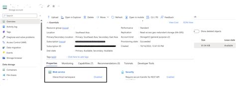 Renaming Blob Functionality In Storage Now Missing Microsoft Qanda