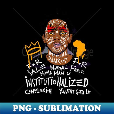 Kendrick Lamar Rapper Art Sublimation Ready Png File Inspire Uplift