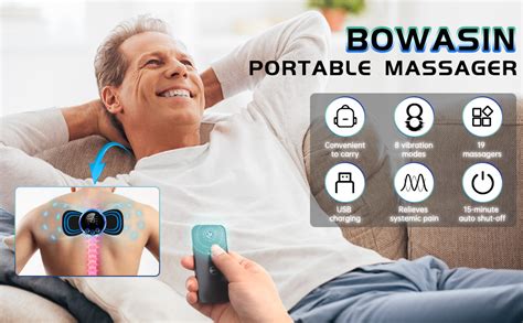 2 X Ems Massager Electrapy Massager Neuropathy Mini Massager Neck