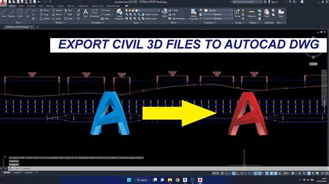 Export Civil D Files To Autocad DWG YouTube