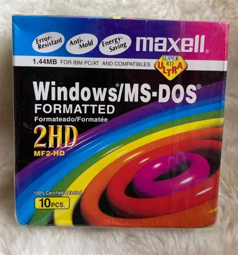 Maxell Floppy Diskettes Windows Ms Dos 2hd 1box Lazada Ph