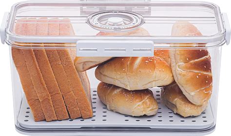 Anyprolus Bread Box For Homemade Bread Boxes For Kitchen