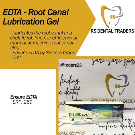 Edta Root Canal Lubrication Gel Ensure By Sincera Shopee Philippines