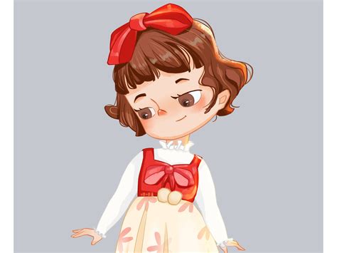 Q版小女孩王喵喵mao 站酷zcool