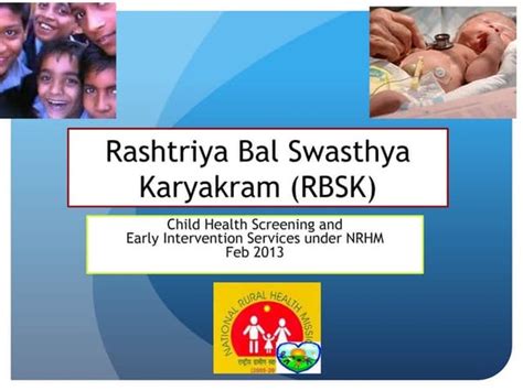 Rashtriya Bal Swasthya Karyakram Rbsk