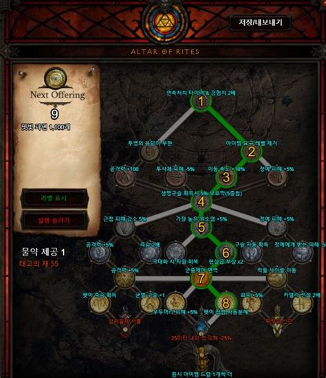 30시즌 초반 의식의 제단 해금 순서 디아블로3 인벤 시즌 래더 게시판 디아블로3 인벤