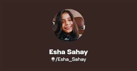 Esha Sahay Listen On Spotify Linktree