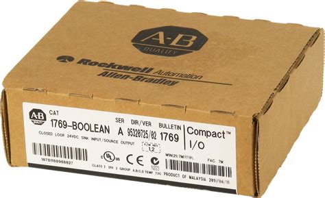 plc hardware allen bradley 1769 boolean series a surplus open pre owned