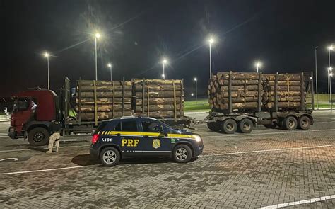 PRF flagra caminhões transitando mais de 26 toneladas de excesso de