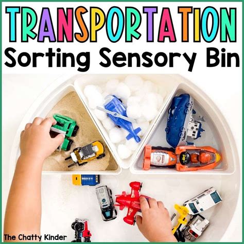 Transportation Sorting Sensory Bins For Fun Imaginative Play The