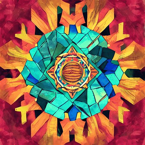 New Mexico Zia Sun Symbol By Pebble Tay · Creative Fabrica