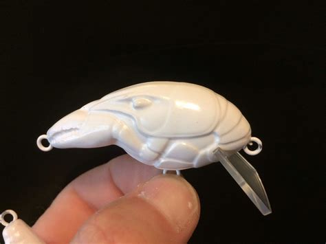 Square Bill Crawfish Crankbait Unpainted Lure Building Backwater