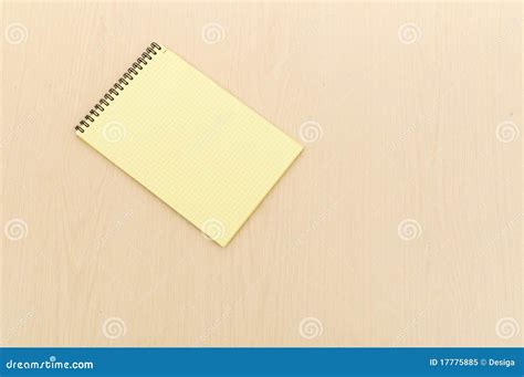 Yellow Note Book Stock Image Image Of Business Document 17775885