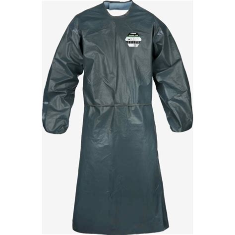 Protection Using Pyrolon CRFR Secondary FR Gown Smock Rear Entry LAKELAND FIRE SAFETY