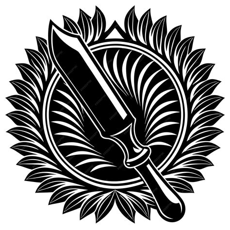 Masterful Wood Carving Chisel Silhouette Essential Vector Design