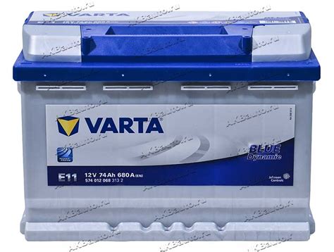 Аккумулятор автомобильный Varta Blue Dynamic E11 74 А/ч 680 A обр. пол ...