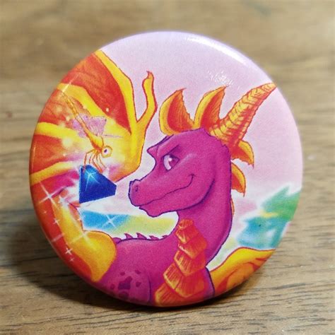 Dragon Button Etsy