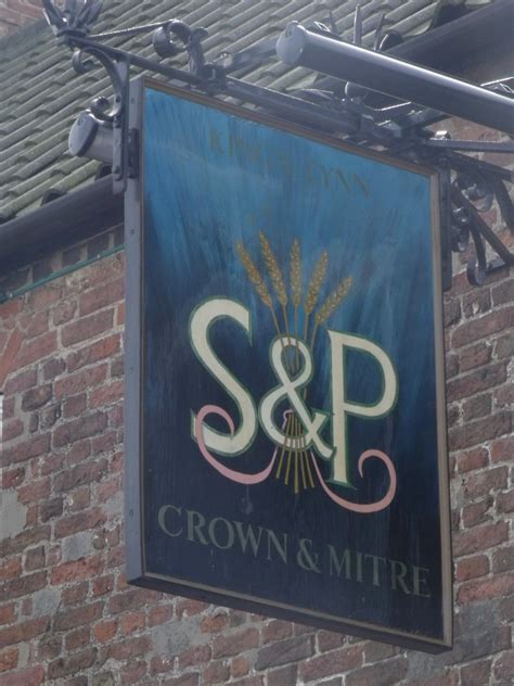 Crown Mitre Ferry Street King S Lynn Pub Sign S P A Photo
