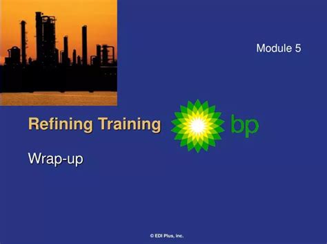 PPT Refining Training PowerPoint Presentation Free Download ID