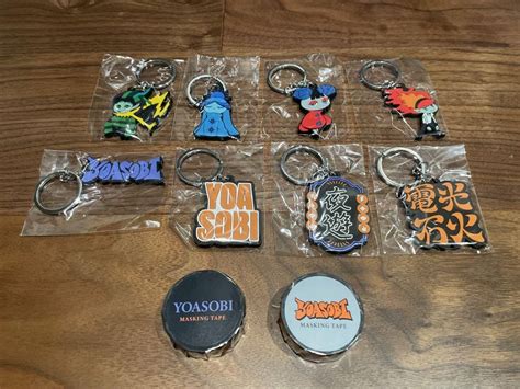 Jp Yoasobi 電光石火 ガチャガチャ 全10種 コンプリートセット ガチャ ラバーキーホルダー 電 光 石 火