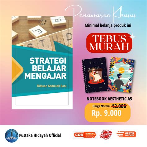 Jual Buku Strategi Belajar Mengajar Ridwan Abdullah Sani Rajawali