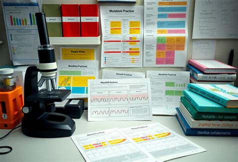 Mutation Practice Worksheets Point Vs Frameshift Mutations