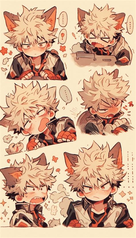 Pin By Vinn On Quick Saves Anime Character Design Anime Chibi Bakugo Katsuki Fanart Cute
