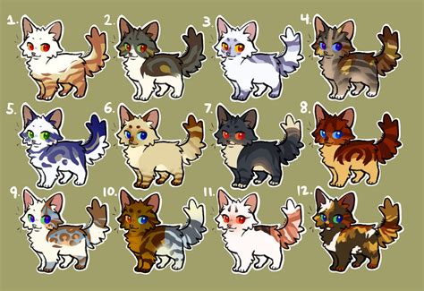 Chibi Cat Adoptables 4 400 Points Open By Bujae Draws On Deviantart