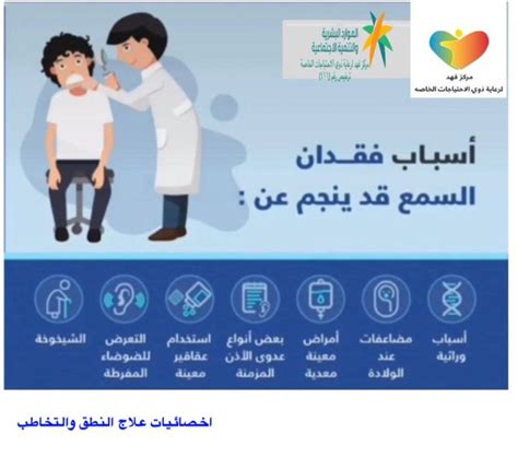 مركز فهد لرعاية ذوي الاحتياجات الخاصة على Linkedin أسباب فقدان السمع
