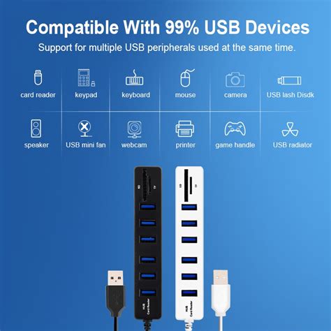 Usb Hub 30 Multi Usb Splitter 20 30 Micro Usb 3 Grandado
