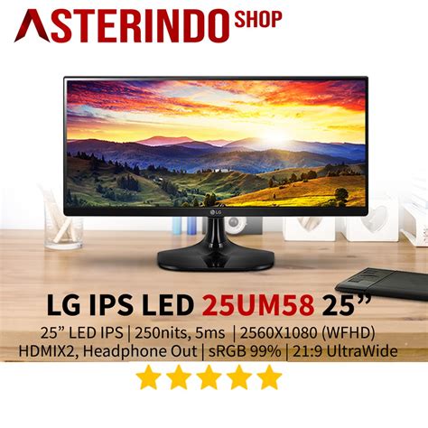 Jual Monitor Lg Ultra Wide Inci Um Full Hd Ips Um P Ultrawide Shopee Indonesia