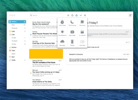 Mailbox Mac Osx Nouveau Client Mail Signé Dropbox Gratuit Maxiapple