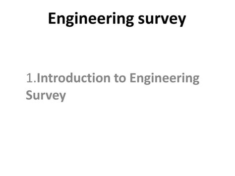 Engineering Survey Ch 1pdfcivil Engineering Pdf