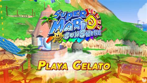 Mundo 3 Playa Gelato En Super Mario Sunshine Al 100 Y Soles