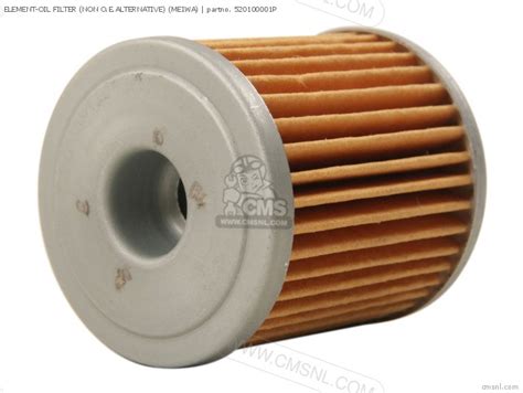 520100001P Element Oil Filter Meiwa Non O E Alternative Kawasaki