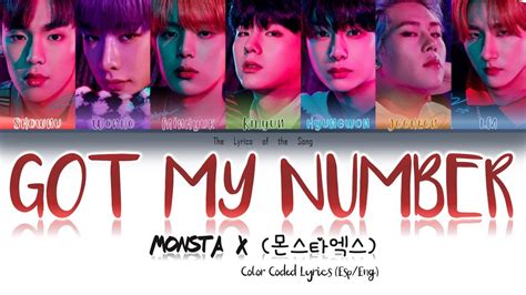 Got My Number Monsta X Lyrics Tarsiussrum10