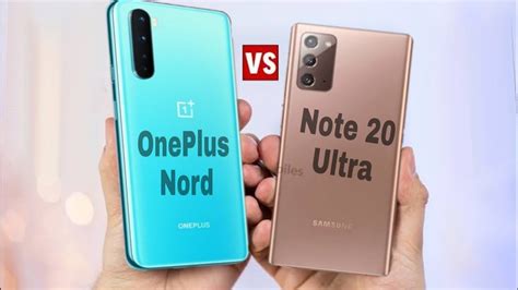 Samsung GALAXY Note 20 Ultra VS OnePlus Nord YouTube