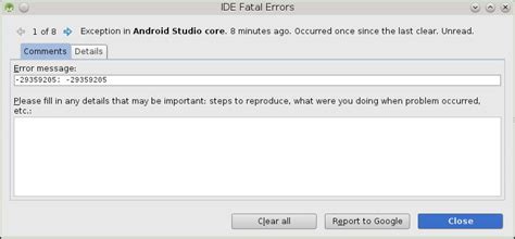 Opensuse Android Studio Is Unusable With ArrayOutOfBounds Exceptions