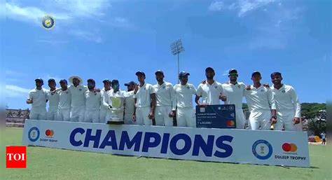 Duleep Trophy West Zone Crush South By 294 Runs To Win Title Cricket