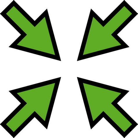 Minimize Generic Outline Color Icon