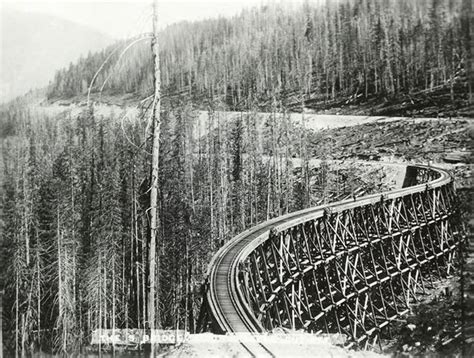 S Bridge Trestle Above Mullan Idaho 03 Barnard Stockbridge Photograph Collection