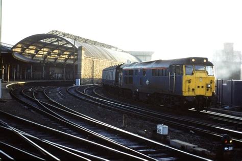 35mm Original Colour Rail Slide Br Class 31 31448 At Newcastle 011088