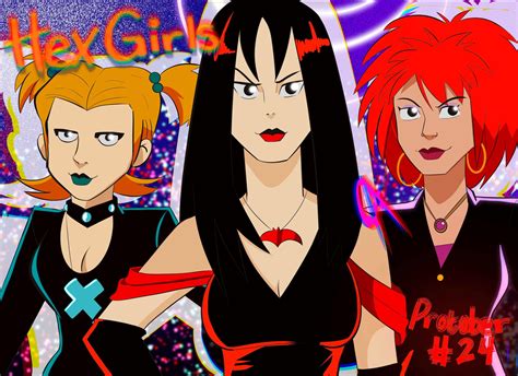 Artstation Protober 24 Hex Girls