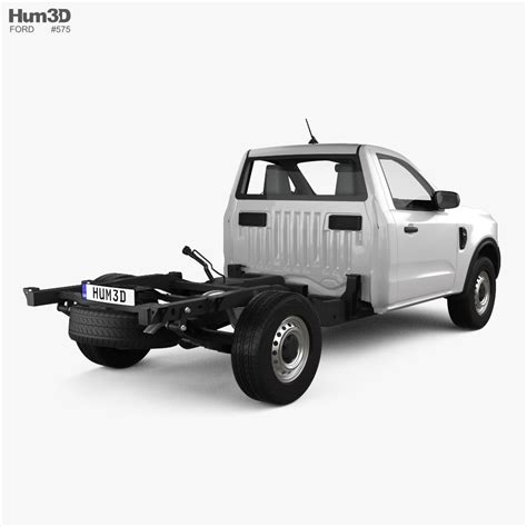 Ford Ranger Single Cab Chassis Xl 2024 3d Model Download Free 3d Models