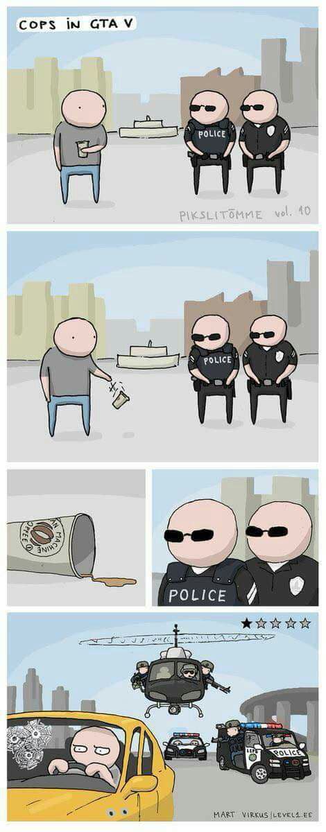 Cops In GTA V 9GAG
